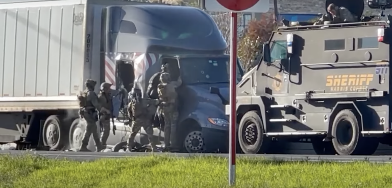 Houston SWAT Standoff with Truck Driver