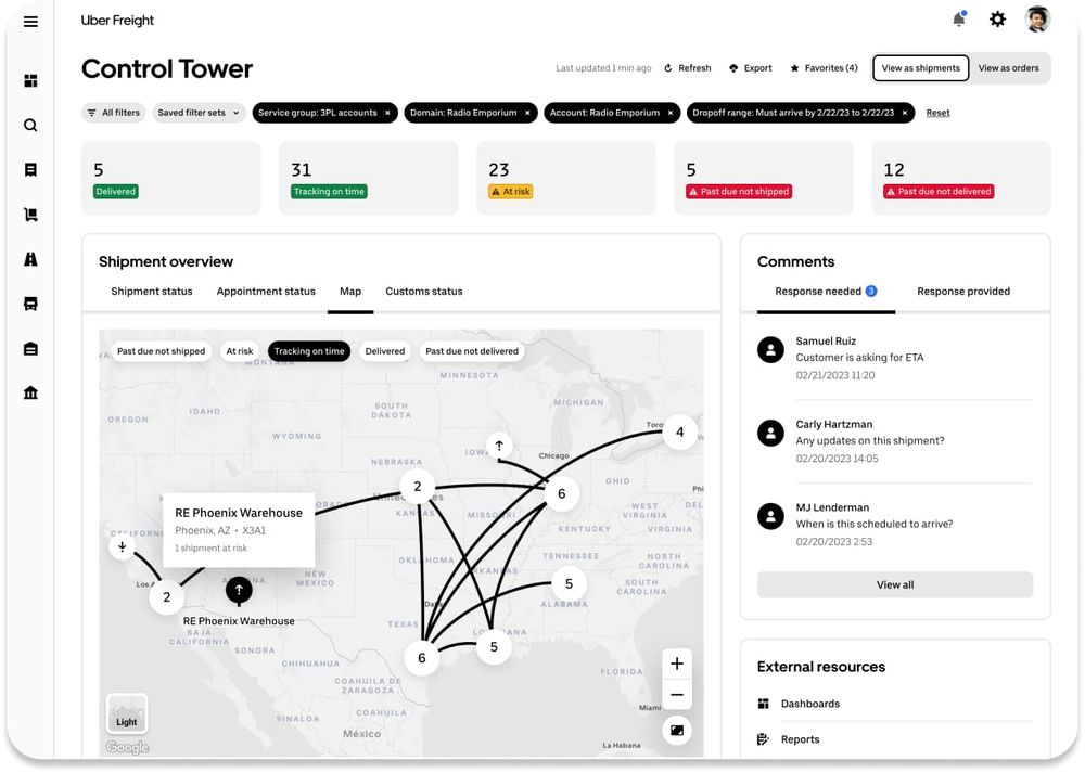 Uber Freight Unveils Revamped TMS, Procurement, and AI Integration