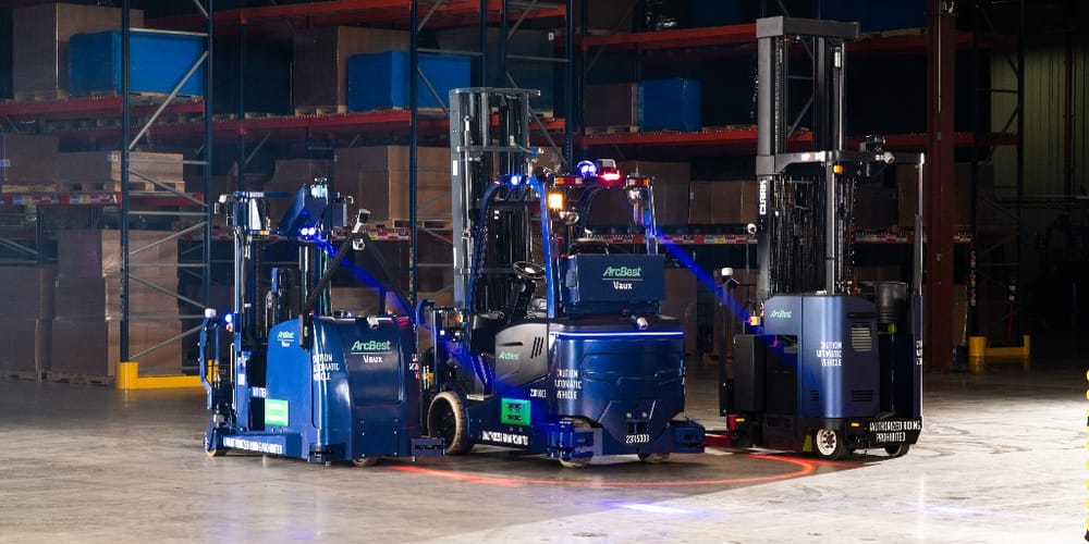 ArcBest Rolls Out Autonomous Forklifts