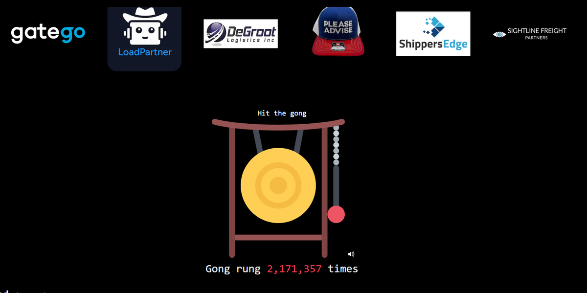 Virtual Gong Demo Revolutionizes Freight Industry at F3