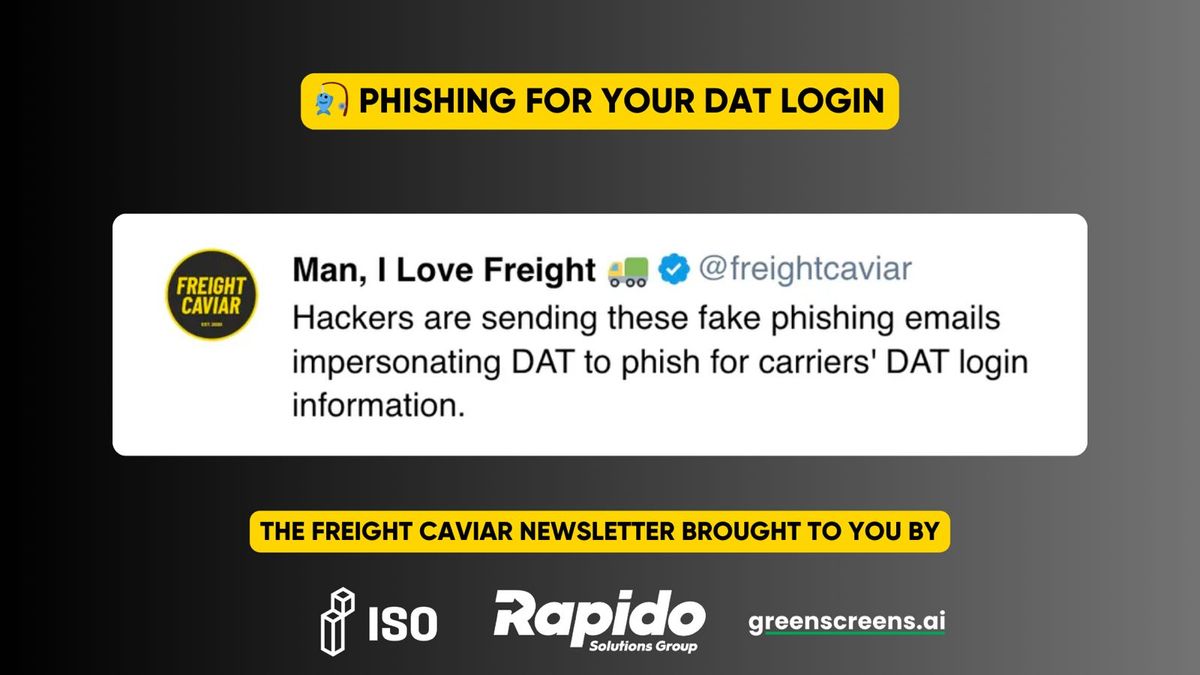 🎣 Phishing for Your DAT Login
