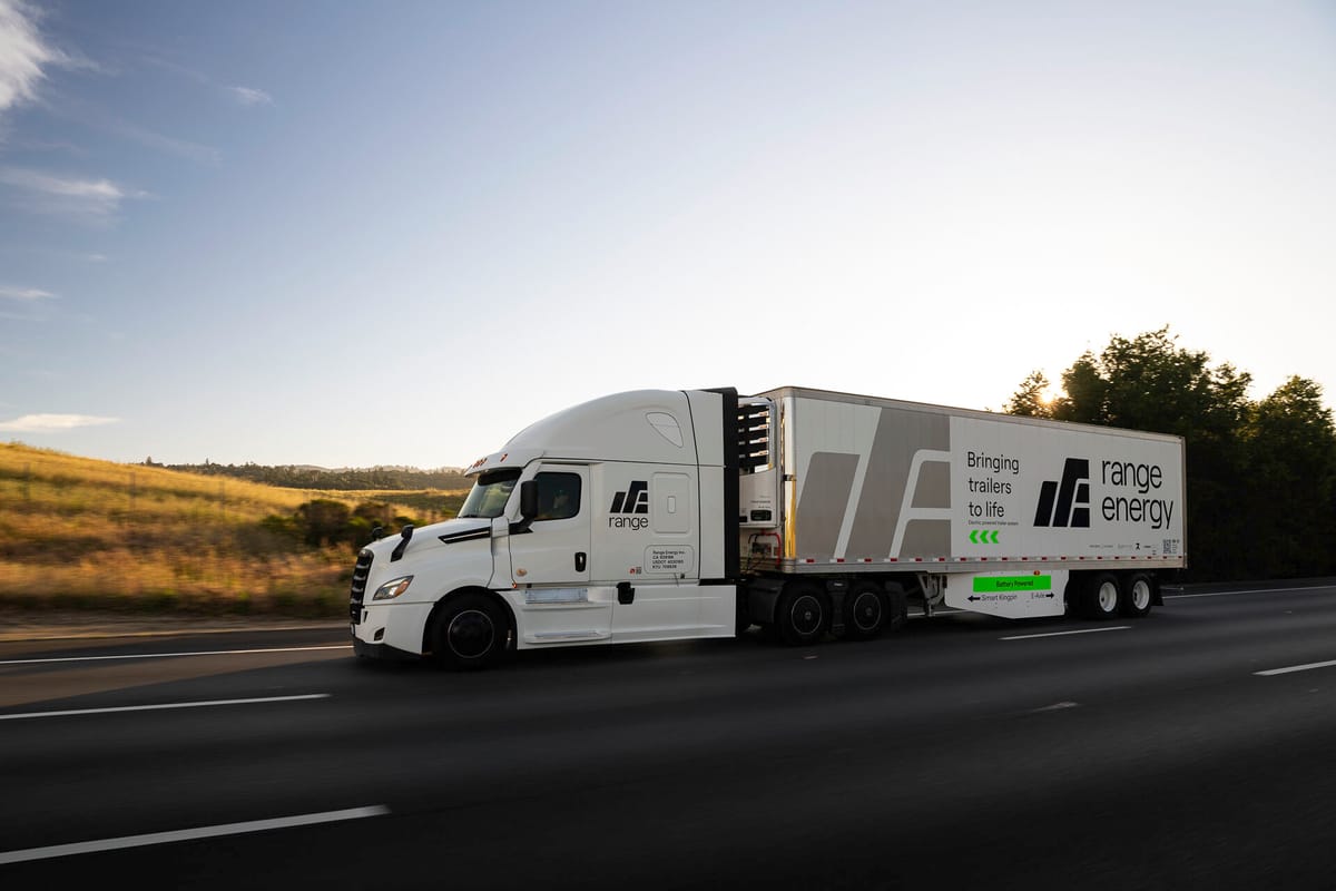 Range Energy Achieves 67% Fuel Efficiency Gains with New Electric Trailer