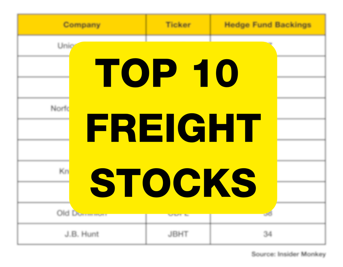 Top 10 Freight Stocks for Investors in 2024
