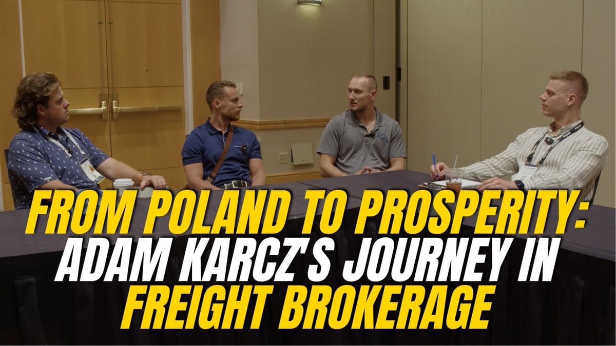 The FreightCaviar Podcast: From Poland to Prosperity: Adam Karcz's ...