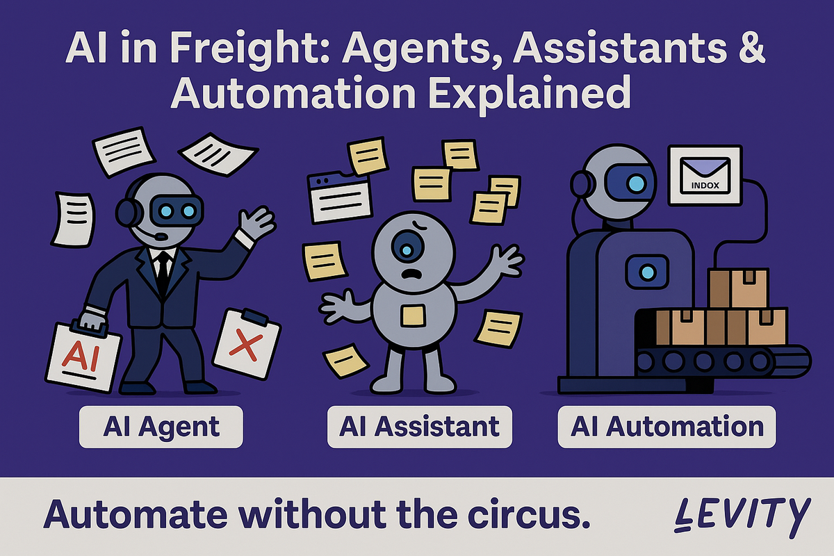 AI Agents, AI Assistants, and Actual Automation: What Freight Really Needs
