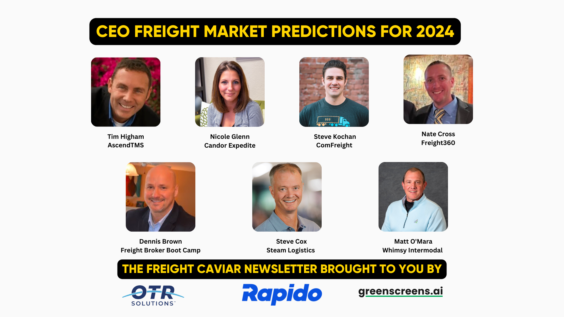 ⚠️ 2024 Freight Market Predictions