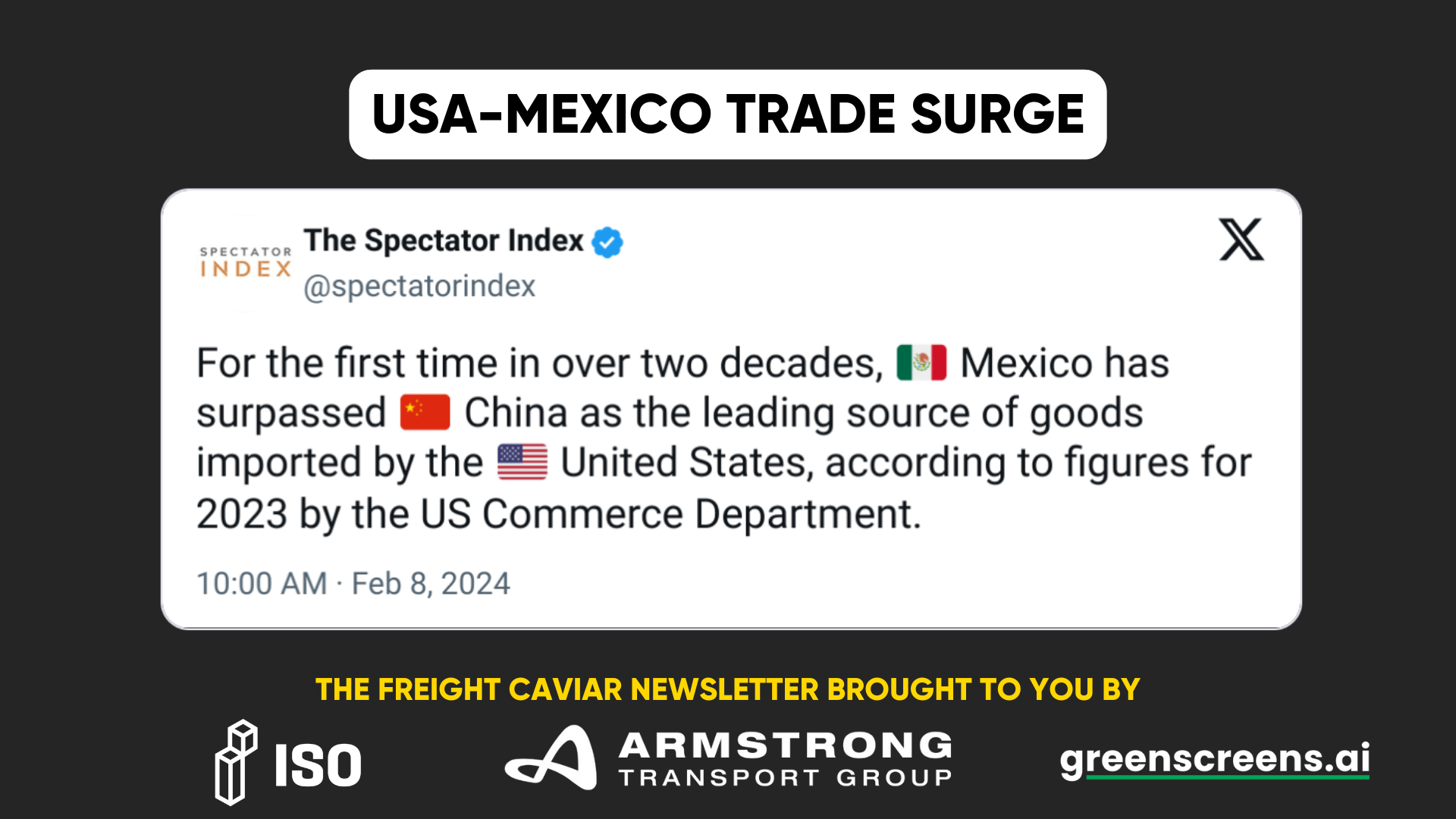 🇲🇽 Mexico Freight Surge