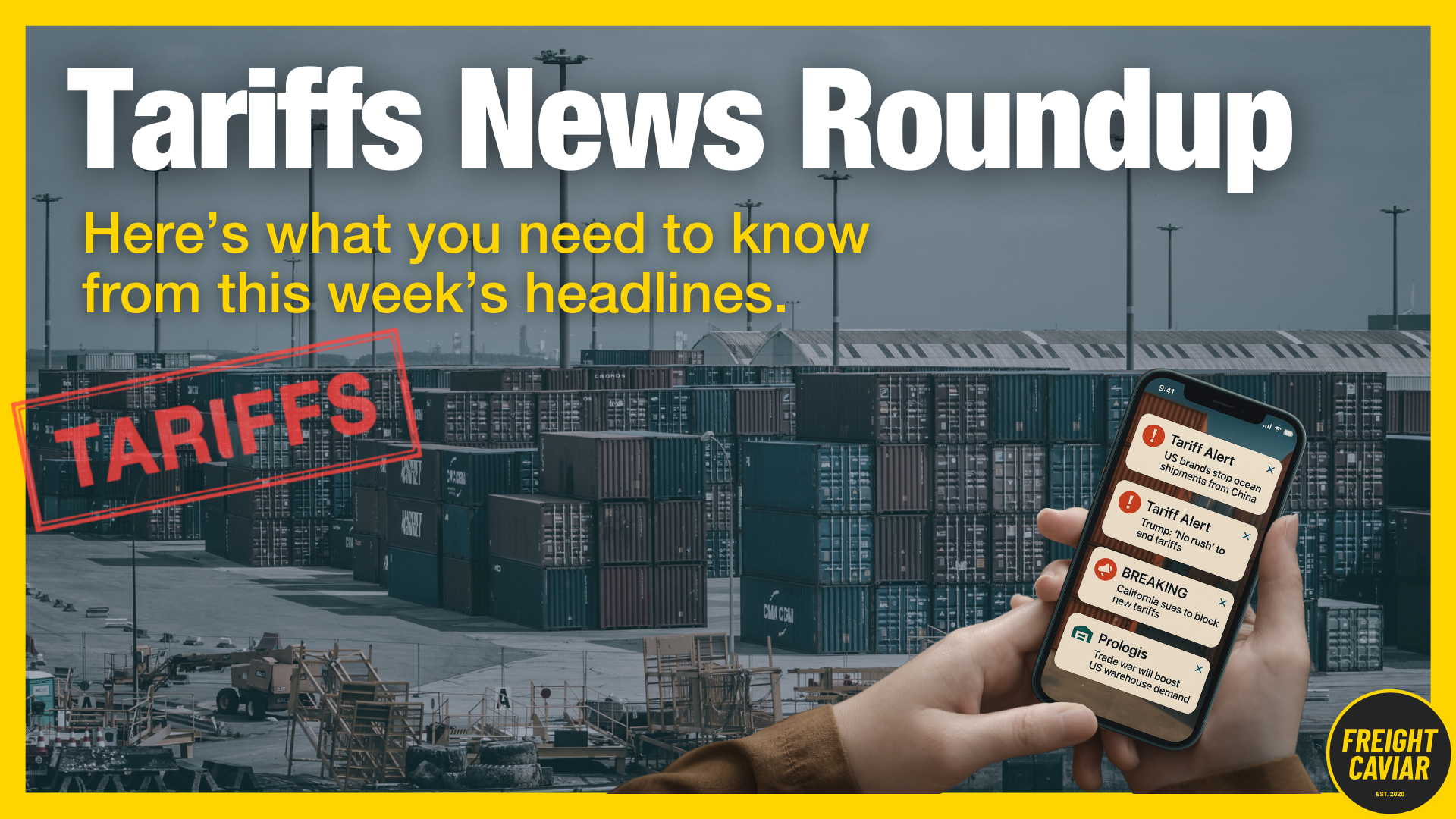 🎣 Freight vs. Tariffs