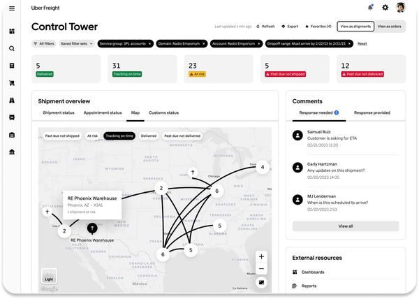 Uber Freight Unveils Revamped TMS, Procurement, and AI Integration
